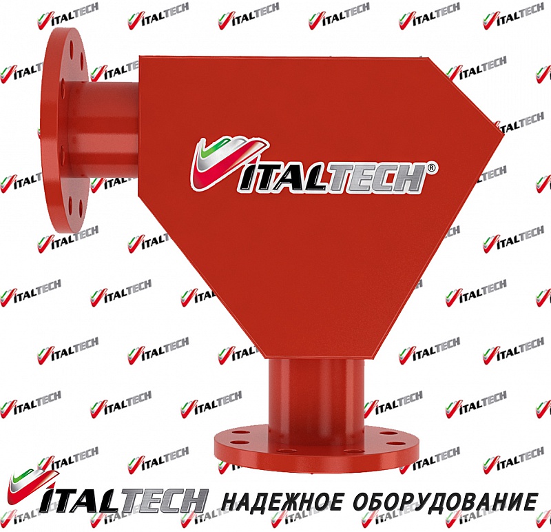 Угловое износостойкое соединение US ITALTECH D 100/ 90 гр.