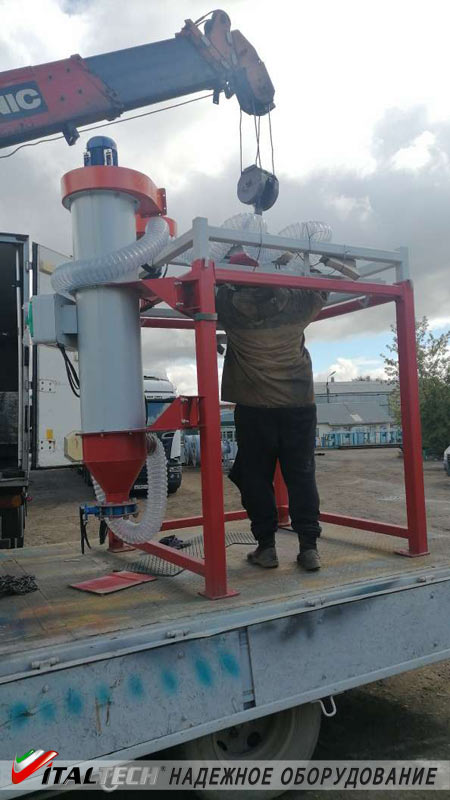 Отгружена Станция затаривания мягких контейнеров типа Биг-Бэг ITALTECH ...